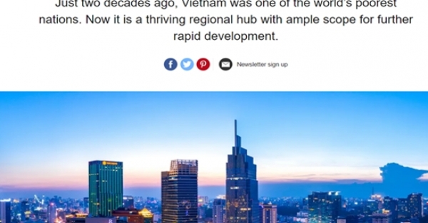 Британская газета пишет о потенциале экономического роста Вьетнама